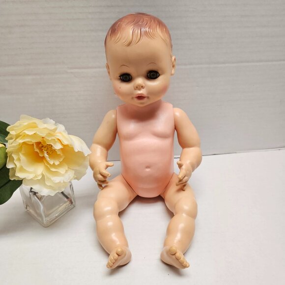 EEGEE | Toys | Vintage Baby Plastic Doll Eegee 973 7s Molded Head ...